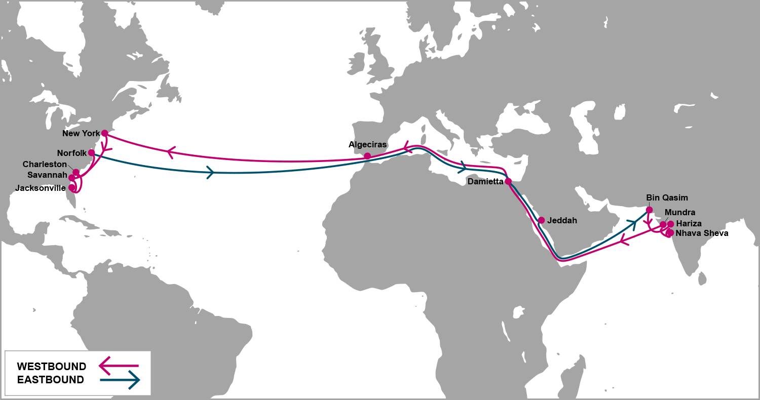 ONE launches new service connecting West India to US - Port Technology ...