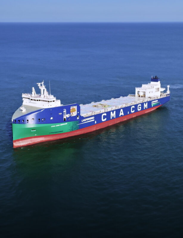 CMA CGM unveils first LNG-powered containership - Port Technology ... CMA CGM unveils first LNG-powered containership - Port Technology ...