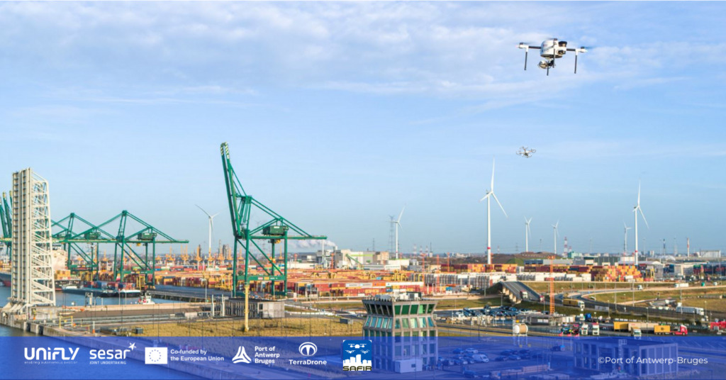 Unifly highlights drone integration success at Port of Antwerp-Bruges ...