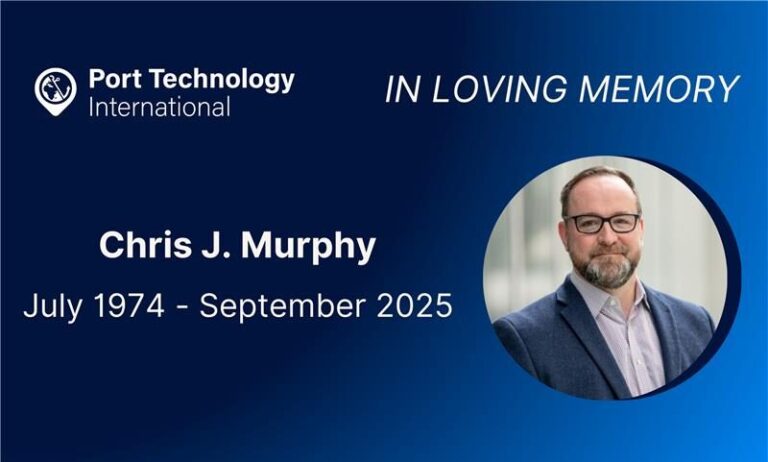 Goodbye to our Chris - Port Technology International